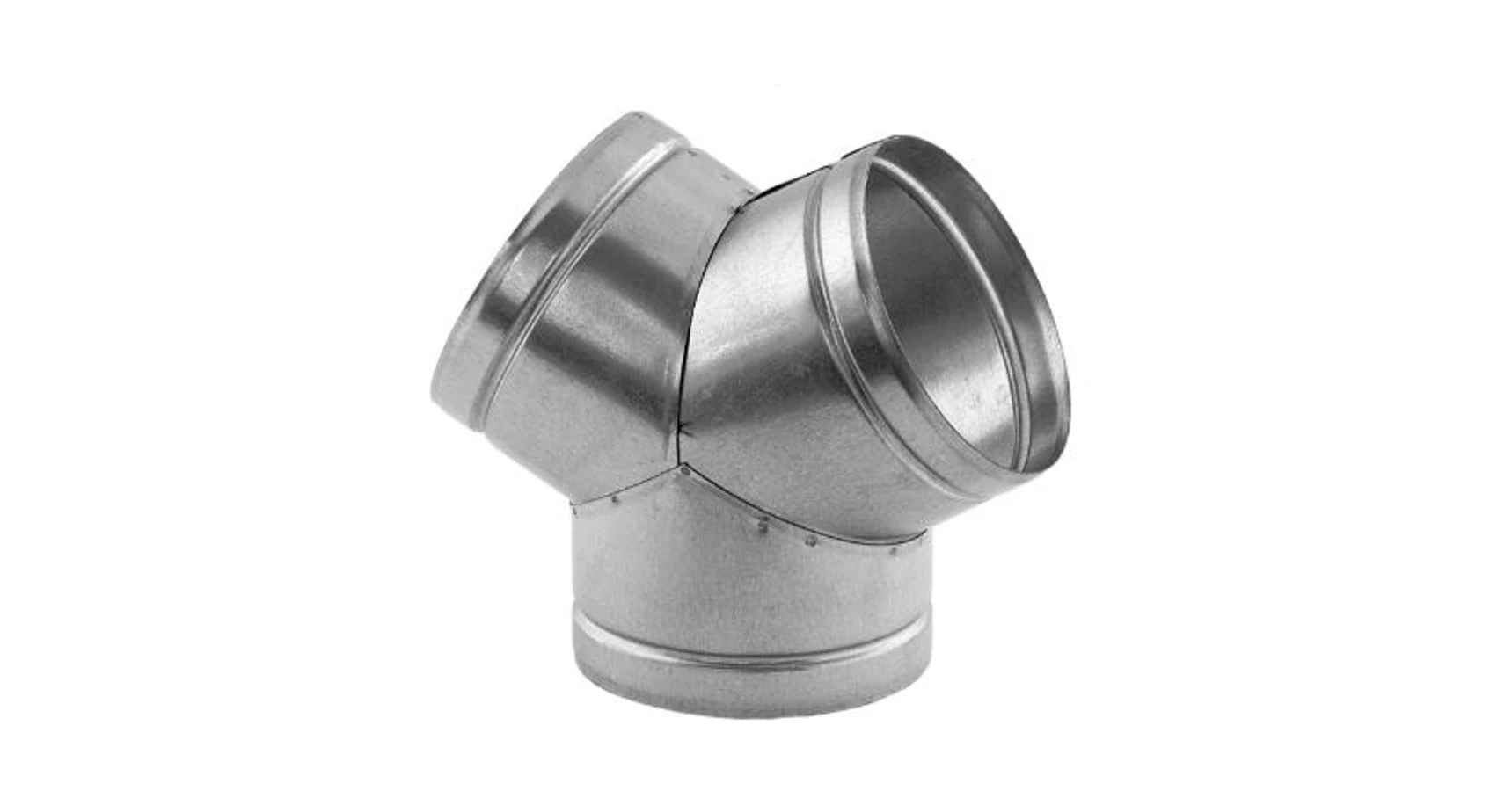 HORGANYZOTT Y-IDOM 120 mm 120° - KÖR KERESZTMETSZET