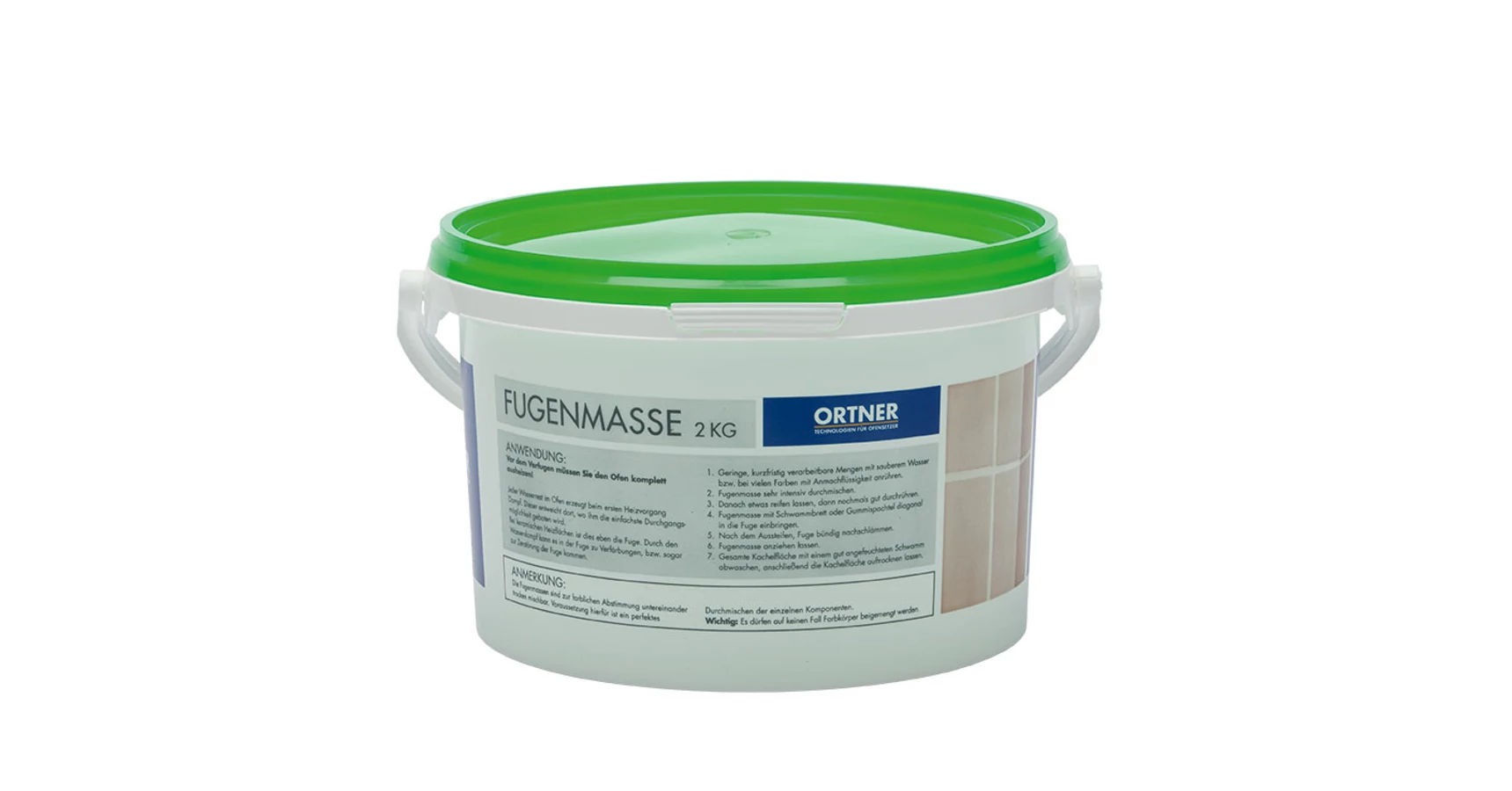 ORTNER CSERÉPKÁLYHA FUGÁZÓ KORALLVÖRÖS 2KG - SEGÉDANYAGOK