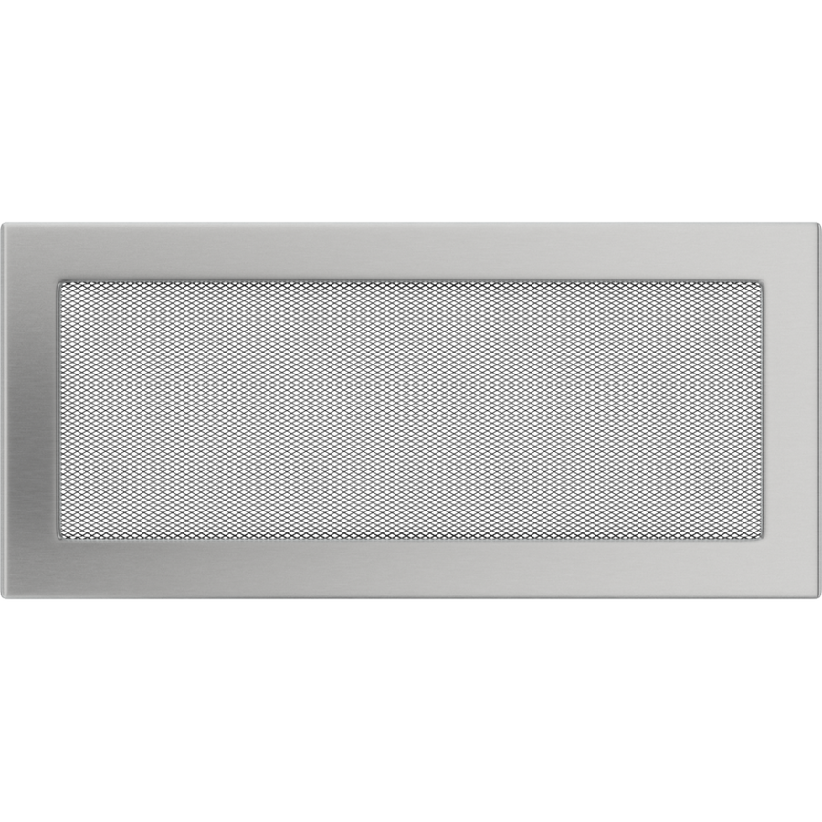 EGYSZERŰ SZELLŐZŐRÁCS INOX 17X37cm - Szellőzőrácsok | MB Kandalló