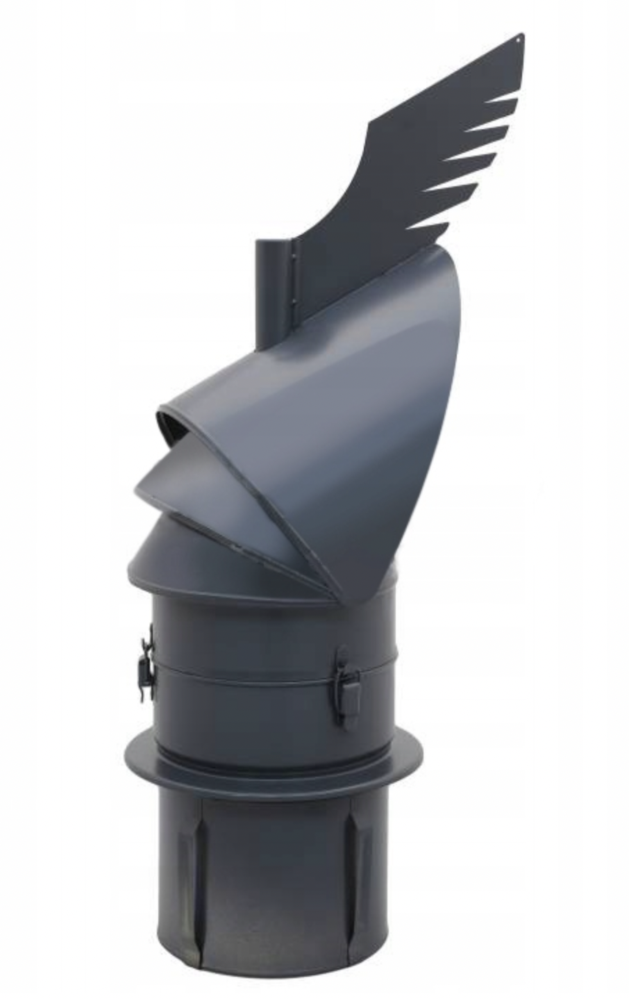 DRAGON SZÉLKAKAS KERÁMIA KÉMÉNYEKHEZ 150MM FEKETE - KÉMÉNYTETŐ ...